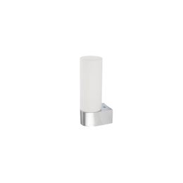 Licht-Erlebnisse Wandlampe (B)5 x (H)16.5 cm in Chrom Wei&szlig; | Gr.: onesize