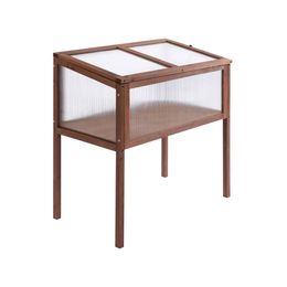 Outsunny Hochbeet in Braun 90L x 50B x 93H cm | Gr.: onesize