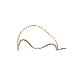 Licht-Erlebnisse Tischlampe EEK G (B)11 x (L)39 x (H)24.5 cm in Messing | Gr.: onesize