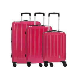 Check.In London 2.0 Trolley-Set 3tlg. (orange) in pink | Gr.: onesize