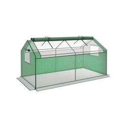 Outsunny Gew&auml;chshaus in Gr&uuml;n 180L x 92B x 92H cm | Gr.: onesize