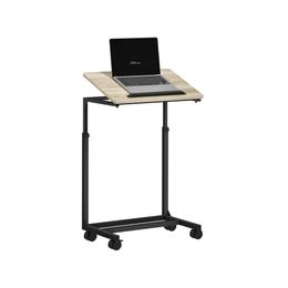 HOMCOM Beistelltisch in Eiche 55L x 36B x 82,5H cm | Gr.: onesize
