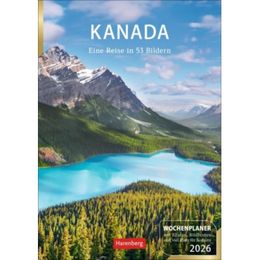 Harenberg Kalender - Kanada Wochenplaner 2026 - Eine Reise in 53 Bildern | Gr.: onesize
