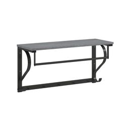 HOMCOM Wandgarderobe in Grau 70L x 25B x 35,4H cm | Gr.: onesize