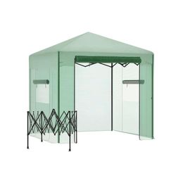 Outsunny Gew&auml;chshaus in Gr&uuml;n 238L x 178B x 240H cm | Gr.: onesize