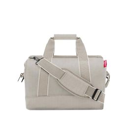 Reisenthel travelling allrounder M - Reisetasche 40 cm (twist navy) in herringbone sand | Gr.: onesize