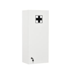 kleankin Medizinschrank-30B x 20T x 70H cm-Wei&szlig; | Gr.: onesize