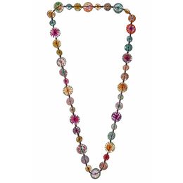 Collezione Alessandro Lange Kette " Button " in multi | Gr.: onesize