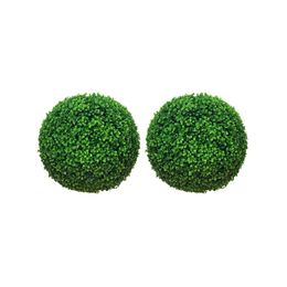 HOMCOM k&uuml;nstliche Pflanze in Gr&uuml;n 40L x 40B x 40H cm | Gr.: onesize