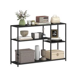 HOMCOM Konsolentisch in Schwarz 110L x 30B x 75H cm | Gr.: onesize