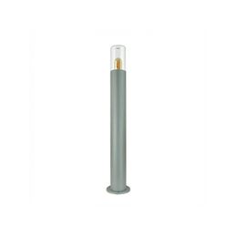 Licht-Erlebnisse Wegeleuchte &Oslash; 8.9 x (H)80 cm in Grau Klar | Gr.: onesize