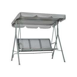 Outsunny Hollywoodschaukel in Grau 171L x 108B x 154H cm | Gr.: onesize