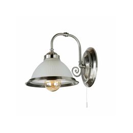 Licht-Erlebnisse Wandlampe (B)19.5 x (H)20.5 cm in Silber Wei&szlig; | Gr.: onesize