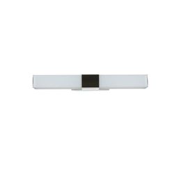 Licht-Erlebnisse Wandlampe EEK E (B)40 x (H)5 cm in Chrom Wei&szlig; | Gr.: onesize