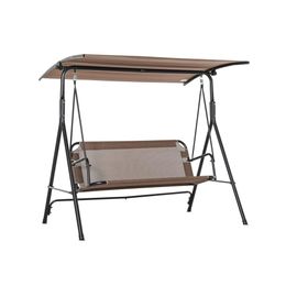 Outsunny Hollywoodschaukel in Braun 172L x 110B x 155H cm | Gr.: onesize