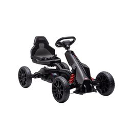 HOMCOM Gokart Tretauto in Schwarz 100L x 58B x 58,5H cm | Gr.: onesize