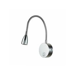 Licht-Erlebnisse Wandlampe EEK G (B)7.5 x (H)40 cm in Silber | Gr.: onesize