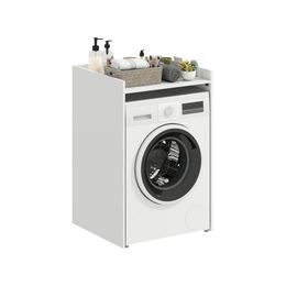 HOMCOM Badezimmerschrank in Wei&szlig; 64L x 60B x 97,5H cm | Gr.: onesize