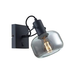 Licht-Erlebnisse Spot Strahler (B)26 x (H)16 cm in Schwarz Rauchgrau | Gr.: onesize