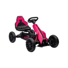 HOMCOM Gokart Tretauto in Rosa 100L x 58B x 58,5H cm | Gr.: onesize