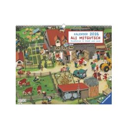 DuMont Kalenderverlag Kalender - DUMONT - Ali Mitgutsch 2026 - Kinder-Wandkalender Querformat 52 x 4 | Gr.: onesize