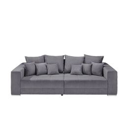 U.N.O uno Bigsofa aus Cordstoff Ricardo grau Ma&szlig;e (cm): B: 262 H: 85 T: 111.0 &raquo; H&ouml;ffner