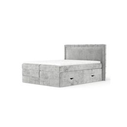 maison de r&ecirc;ve Boxspringbett mit Stauraum grau Ma&szlig;e (cm): B: 187 H: 123 &raquo; H&ouml;ffner