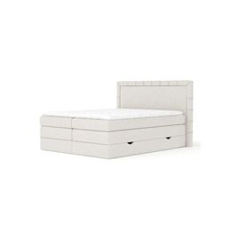 maison de r&ecirc;ve Boxspringbett mit Stauraum beige Ma&szlig;e (cm): B: 207 H: 123 &raquo; H&ouml;ffner