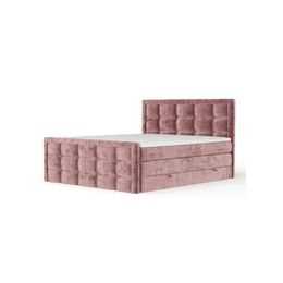 maison de r&ecirc;ve Boxspringbett mit Stauraum Ambrosia rosa/pink Ma&szlig;e (cm): B: 142 H: 118 &raquo; H&ouml;ffner