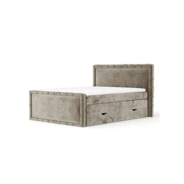 maison de r&ecirc;ve Boxspringbett mit Stauraum beige Ma&szlig;e (cm): B: 167 H: 123 &raquo; H&ouml;ffner
