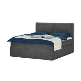 Boxi Boxspringbett 160 x 200 cm mit trendigem Keder Boxi Urban grau Ma&szlig;e (cm): B: 160 H: 125 &raquo; H&ouml;ffner