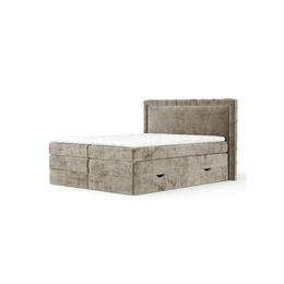 maison de r&ecirc;ve Boxspringbett mit Stauraum beige Ma&szlig;e (cm): B: 187 H: 123 &raquo; H&ouml;ffner