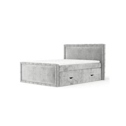 maison de r&ecirc;ve Boxspringbett mit Stauraum grau Ma&szlig;e (cm): B: 207 H: 123 &raquo; H&ouml;ffner