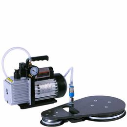 Euroboor VAC.820 Rundes Vakuumplatten-Set oval 220 V