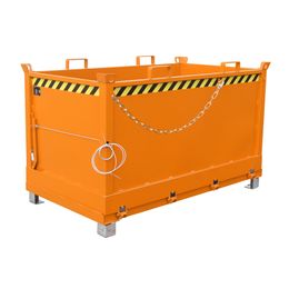 Bauer S&uuml;dlohn Klappbodenbeh&auml;lter FB 1500; lackiert; Gelborange