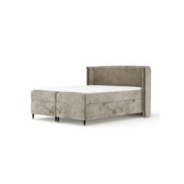 maison de r&ecirc;ve Boxspringbett mit Stauraum Segni beige Ma&szlig;e (cm): B: 158 H: 117 &raquo; H&ouml;ffner