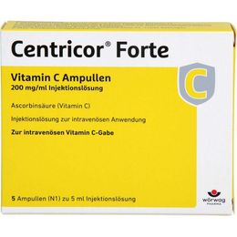 W&Ouml;RWAG PHARMA Centricor Forte Vitamin C Amp. 200 mg/ml Inj.-Lsg. 25 ml