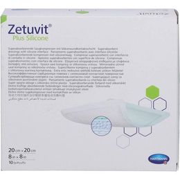 Zetuvit Plus Silicone steril 20x20 cm 10 St