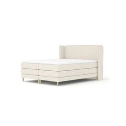 maison de r&ecirc;ve Boxspringbett Carizzo creme Ma&szlig;e (cm): B: 218 H: 117 &raquo; H&ouml;ffner
