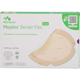 kohlpharma Mepilex Border Flex Schaumverb.haft.15x19 cm oval 5 St