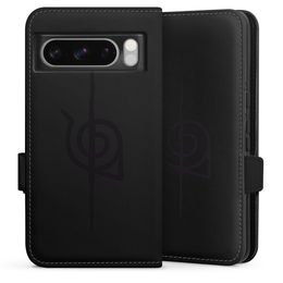 DeinDesign Google Pixel 8 Pro Handy Klapph&uuml;lle Handyh&uuml;lle aus Kunst Leder schwarz Flip Case Konoha Sasuke Naruto Shippuden Sideflip mit Lasche