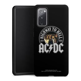 DeinDesign Galaxy S20 FE Handy Panzer Handyh&uuml;lle robuste Outdoor H&uuml;lle Schutzh&uuml;lle matt Acdc Official Licensed Product Rock Tough Case