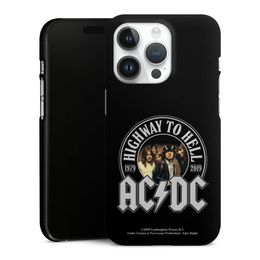 DeinDesign iPhone 14 Pro Handy Premium Case Smartphone Handyh&uuml;lle Schutzh&uuml;lle matt Acdc Official Licensed Product Rock Premium Case