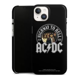 DeinDesign iPhone 14 Handy Premium Case Smartphone Handyh&uuml;lle Schutzh&uuml;lle gl&auml;nzend Acdc Official Licensed Product Rock Premium Case