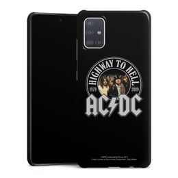 DeinDesign Galaxy A51 Handy Premium Case Smartphone Handyh&uuml;lle Schutzh&uuml;lle gl&auml;nzend Acdc Official Licensed Product Rock Premium Case