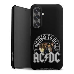 DeinDesign Galaxy S25 Handy Premium Case Smartphone Handyh&uuml;lle Schutzh&uuml;lle matt Acdc Official Licensed Product Rock Premium Case