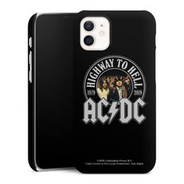 DeinDesign iPhone 12 mini Handy Premium Case Smartphone Handyh&uuml;lle Schutzh&uuml;lle matt Acdc Official Licensed Product Rock Premium Case