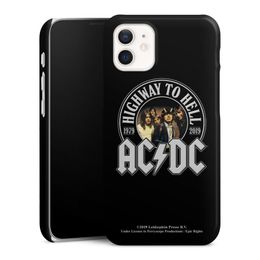 DeinDesign iPhone 12 mini Handy Premium Case Smartphone Handyh&uuml;lle Schutzh&uuml;lle gl&auml;nzend Acdc Official Licensed Product Rock Premium Case