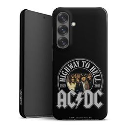 DeinDesign Galaxy S25 Handy Premium Case Smartphone Handyh&uuml;lle Schutzh&uuml;lle gl&auml;nzend Acdc Official Licensed Product Rock Premium Case