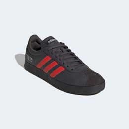 Sneaker adidas Performance "VL COURT AUDI REVOLUT F1 TEAM", Damen, Gr. 45, utility schwarz, hi, res rot, chalk pearl, Leder, Synthetik, Schuhe Sneaker, AUDI F1 Motorsport